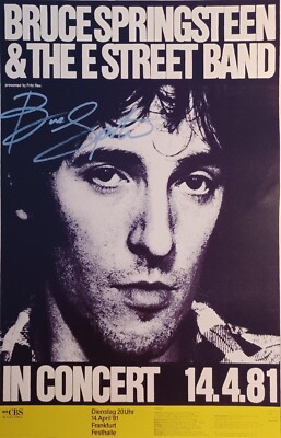 1981 BRUCE SPRINGSTEEN CONCERT Poster WALL ART PRINT SIZE 10x15inch | eBay