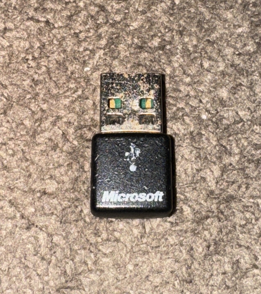 Microsoft Receiver USB Wireless Dongle- Mouse Keyboard- Model 1461 B3-3 ...