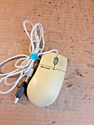 VINTAGE MICROSOFT INTELLI MOUSE 1.1A USB PS/2 COMPATIBLE | eBay