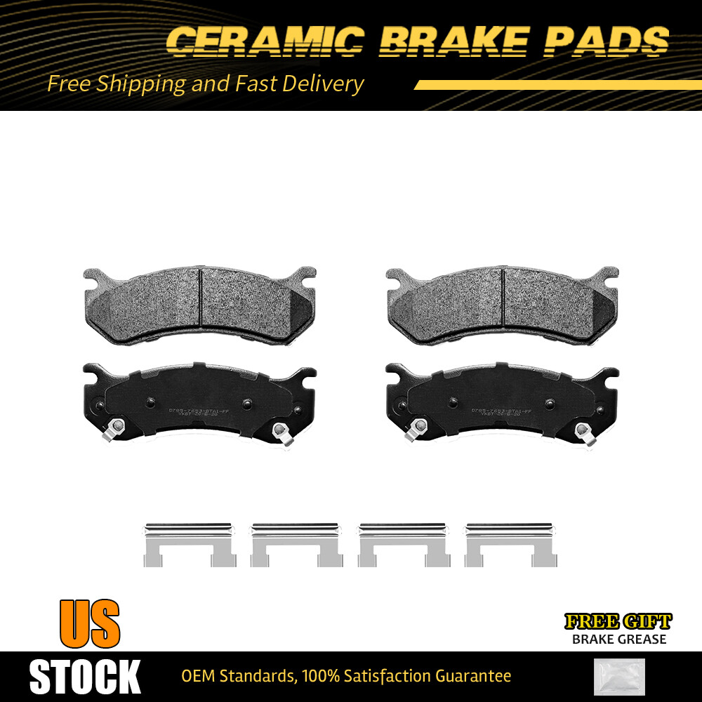Front Ceramic Brake Pad Kit for Chevy Silverado Express GMC Sierra ...