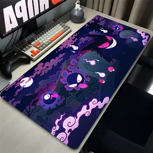Pokémon Gengar XL Gaming Mousepad 35x16 in - Large Desk Mat for PC ...