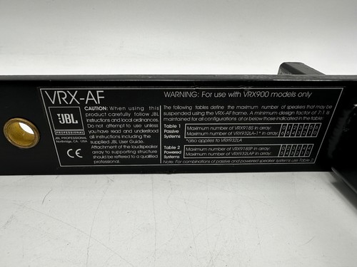 JBL VRX AF - USED | eBay