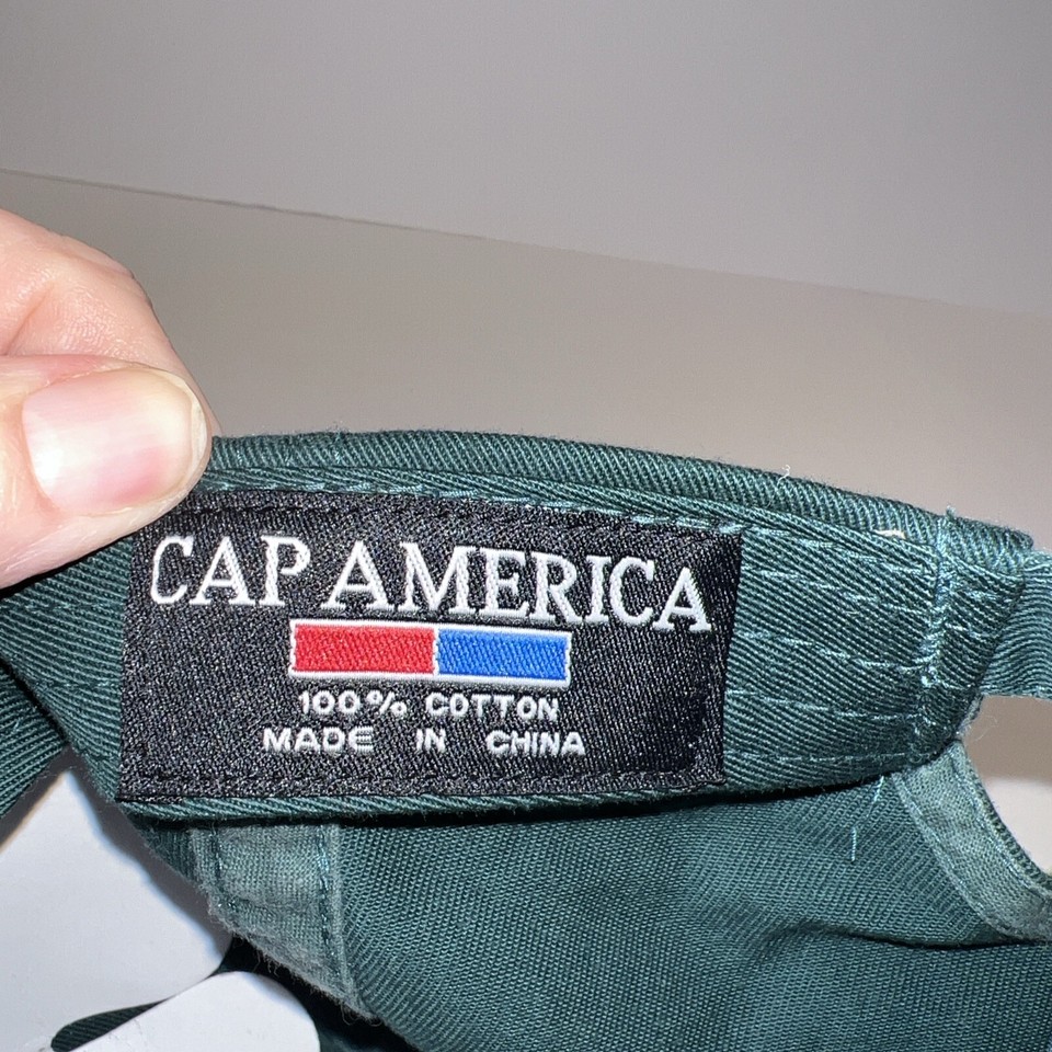 Mountain Dew Patch on Dark Green Hat Cap Cotton Strap Metal Buckle Cap ...