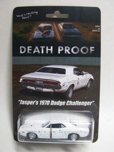 Tarantino Death Proof White 1970 Dodge Challenger Vanishing Custom Hot Wheels | eBay