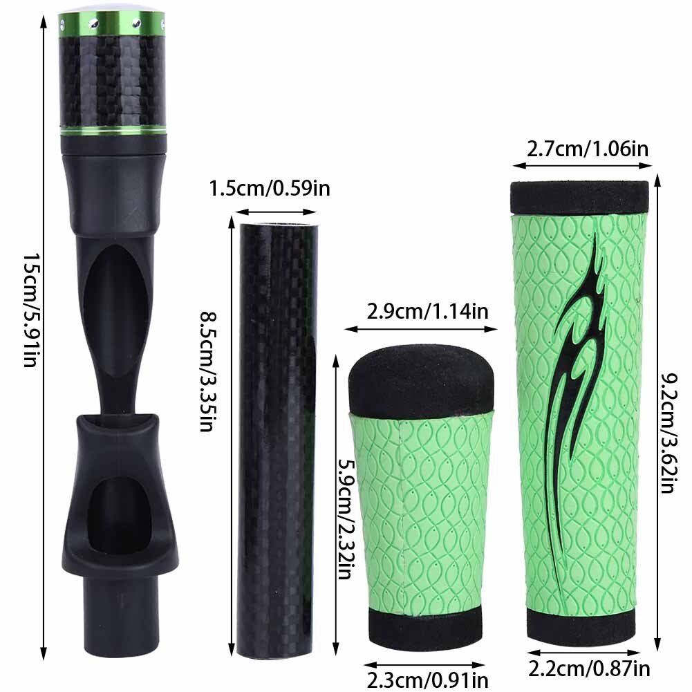 AU. Set WTSPG Soft PU Fishing Rod Handle For Rod Building Grip With Ree ...