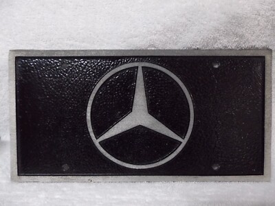 Grandview Aluminum MFG Cast Mercedes Benz License Plate | eBay