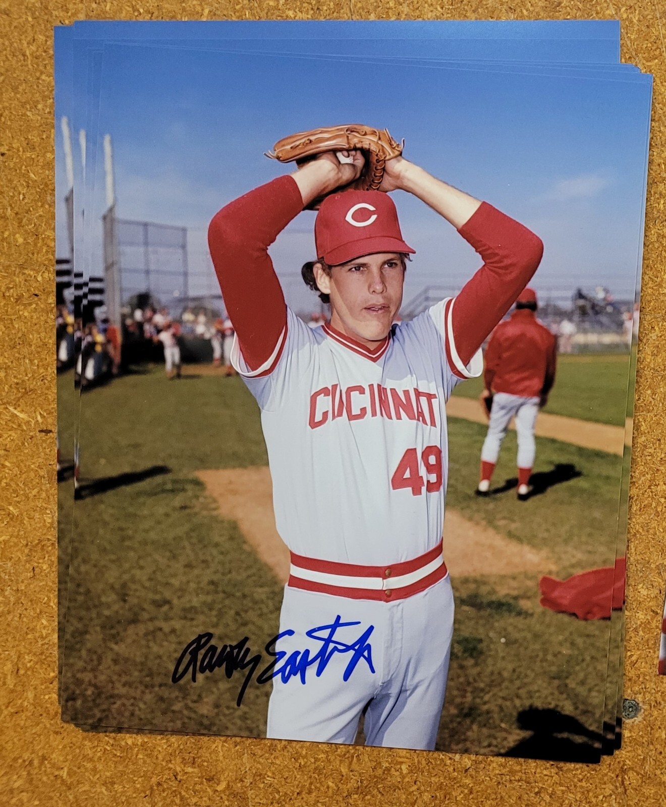 Rawly Eastwick #2 signed/autographed photo Cincinnati Reds Pitcher Charity | eBay