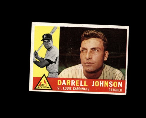 1960 Topps 263 Darrell Johnson VG-EX #D1,386737 | eBay