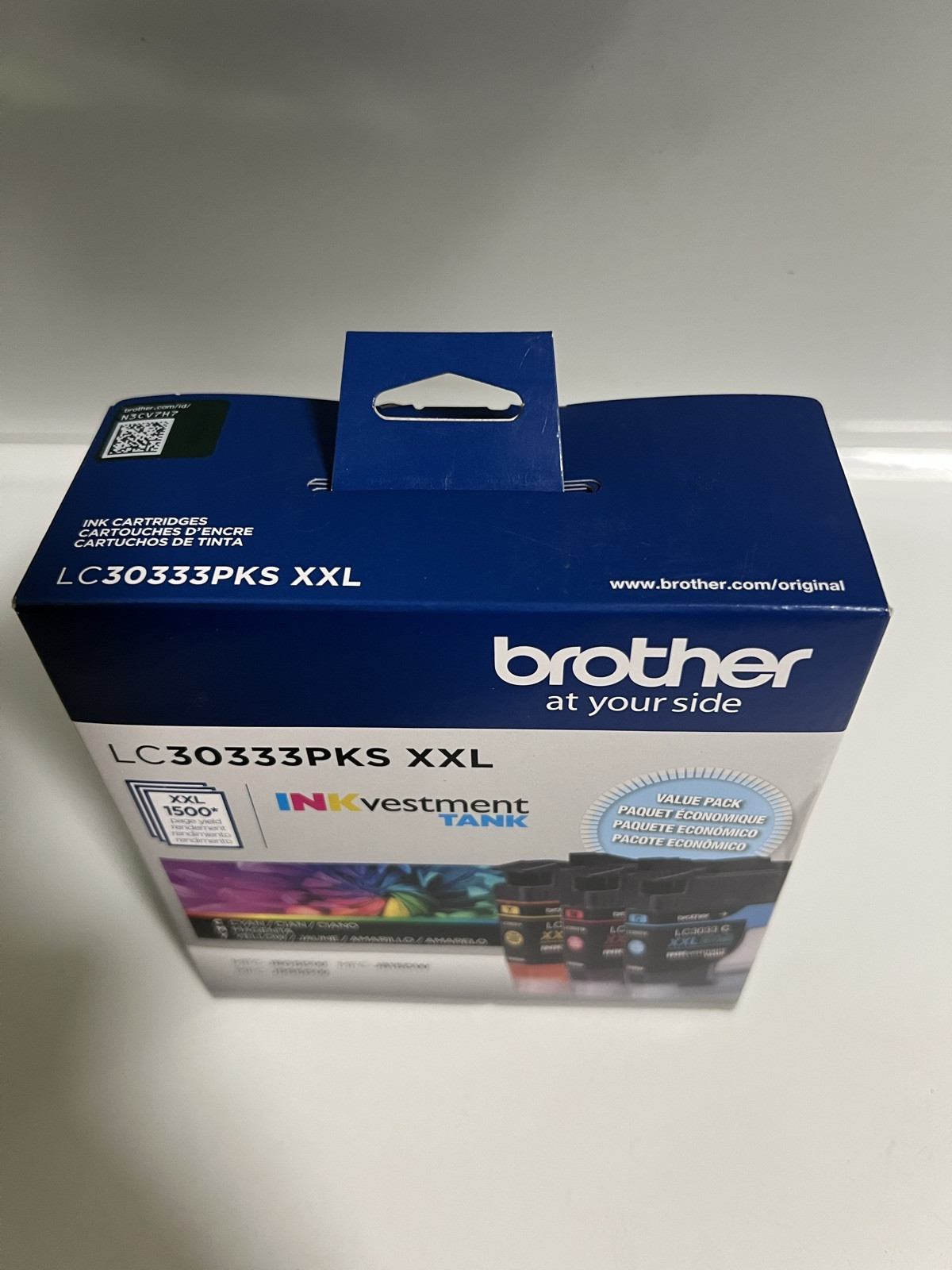 Brother LC3033 3PKS XXL INKvestment Tank 3 Pack Color Ink Cartridges ...