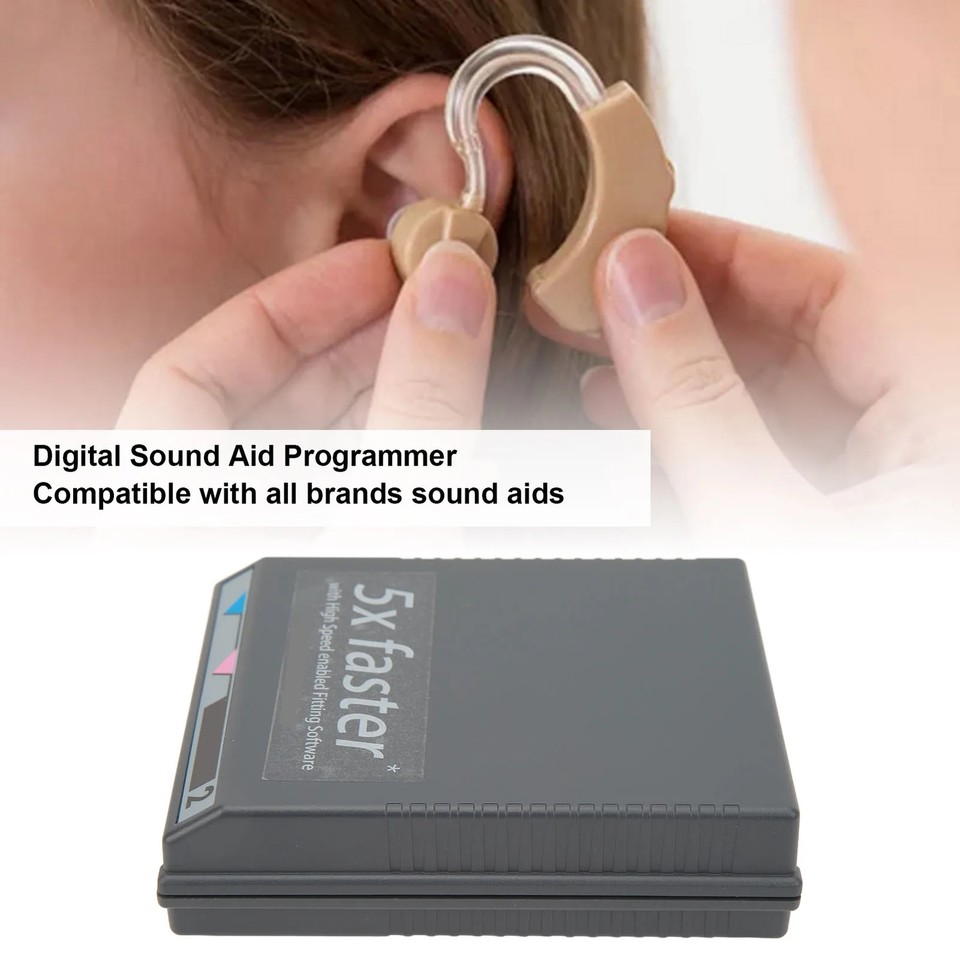 Hipro2 Digital Hearing Aid Programming Machine Programmer Set or Cs44 ...