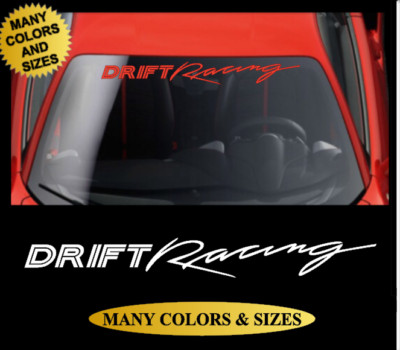 Drift Racing Windshield JDM Vinyl Decal Sticker Banner Car Truck SUV ...