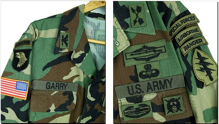 11PCS US Military Embroidered M81 Armband Badge Patch Customize Your ...