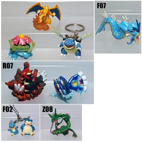 Pokemon Keychain & Figure Set Venusaur Primal Kyogre Snorlax Rayquaza 0 ...