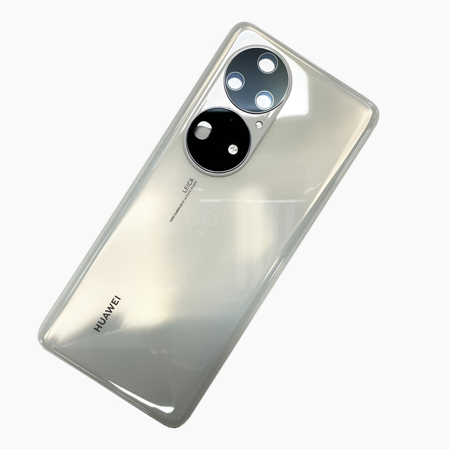 For Huawei P50 Pro Housing Glass Battery Back Door Cover + Camera Len ...
