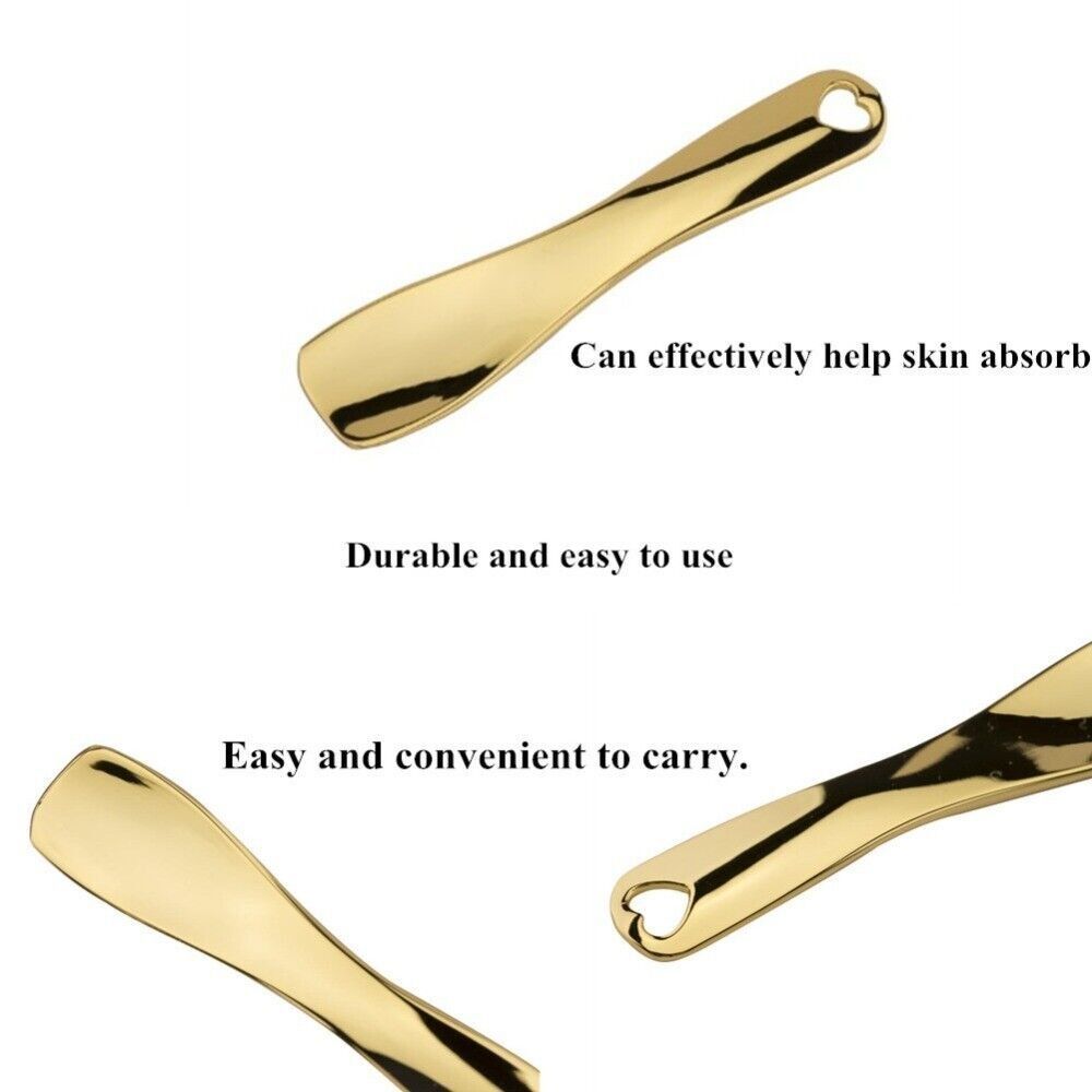 Metal Makeup Mask Cream Spoon Cosmetic Dispensing Spoon Cosmetic Spoons ...