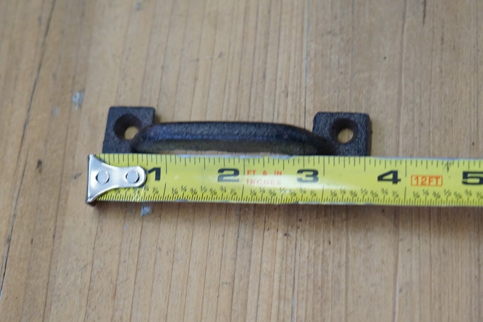 20 CAST IRON HANDLES RUSTIC DRAWER PULLS SMALL 3 5/8" LONG HOME KITCHEN ...