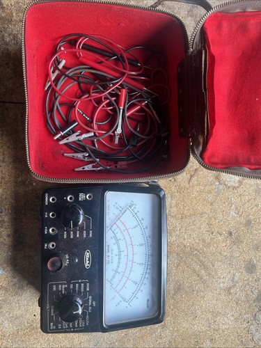 Hioki A-10 Analog Multimeter Tester Vintage Leather Case | eBay