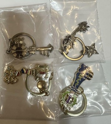Ichibankuji Kingdom Hearts 20th Anniversary Keyblade Charm Set 4pcs ...