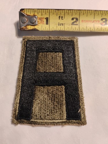WWII US 1st Army Patch D Day Invasion Normandy European Theater White ...