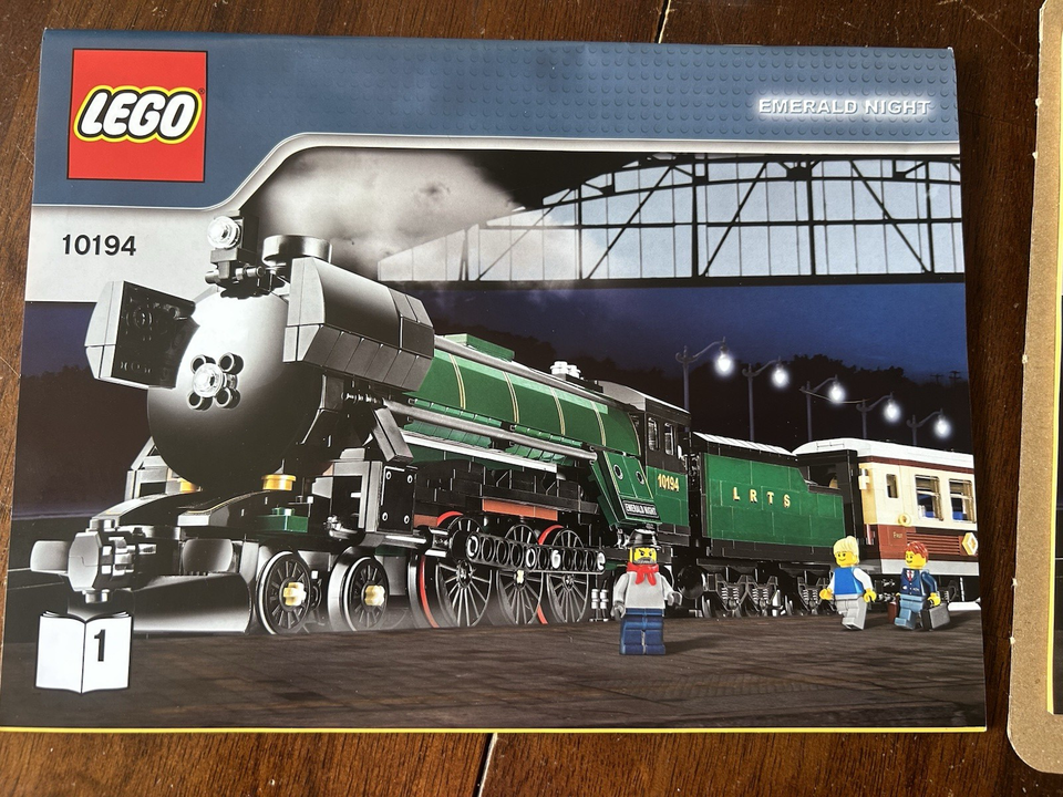 LEGO: Emerald Night 10194 Train Set - opened box ALL SEALED BAGS ...