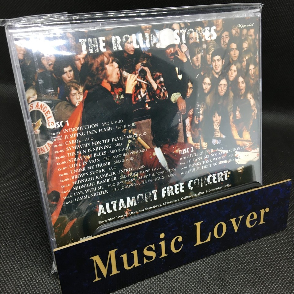 The Rolling Stones / Altamont Free Concert - California USA 1969 (2CD ...
