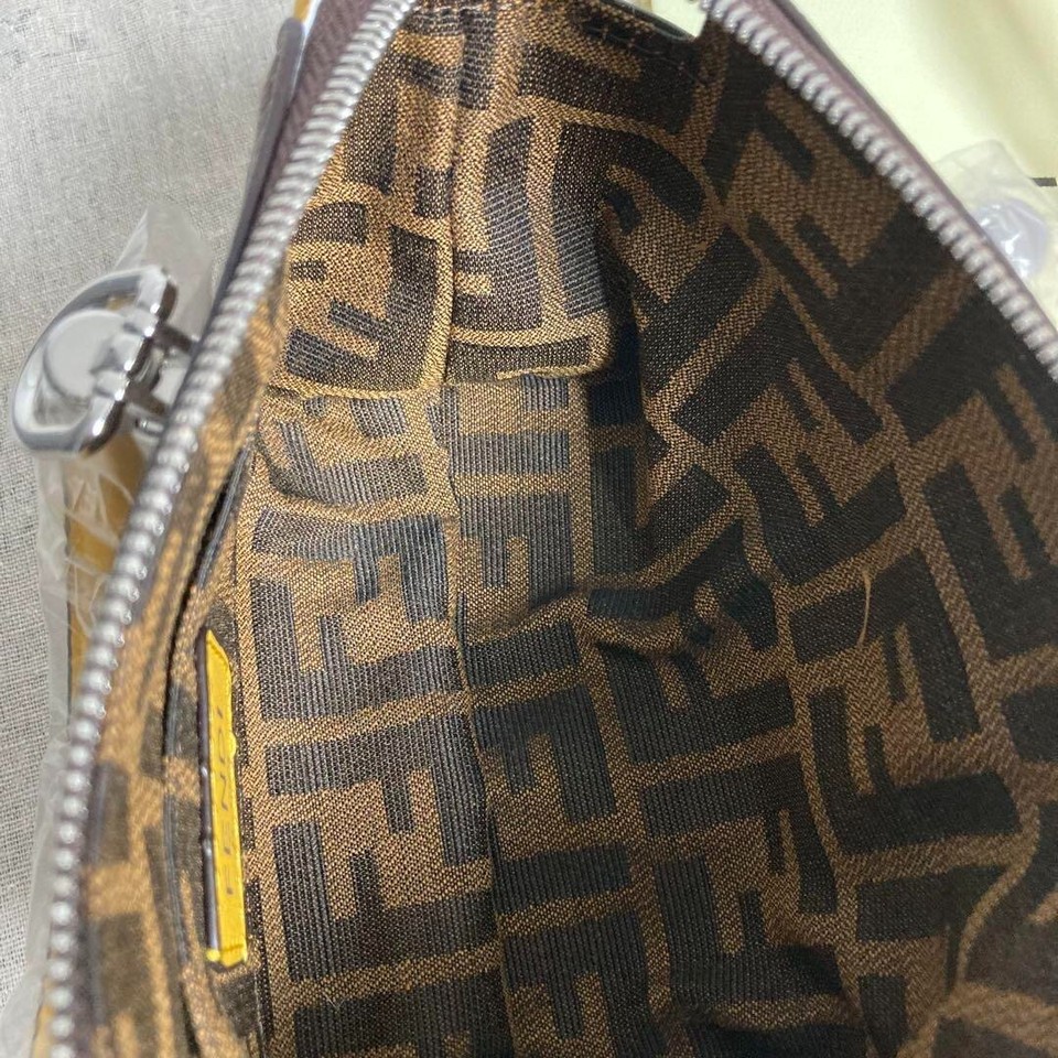 [Good condition] FENDI x FRGMT x POKÉMON Dragonite brown FF hand BAG | eBay