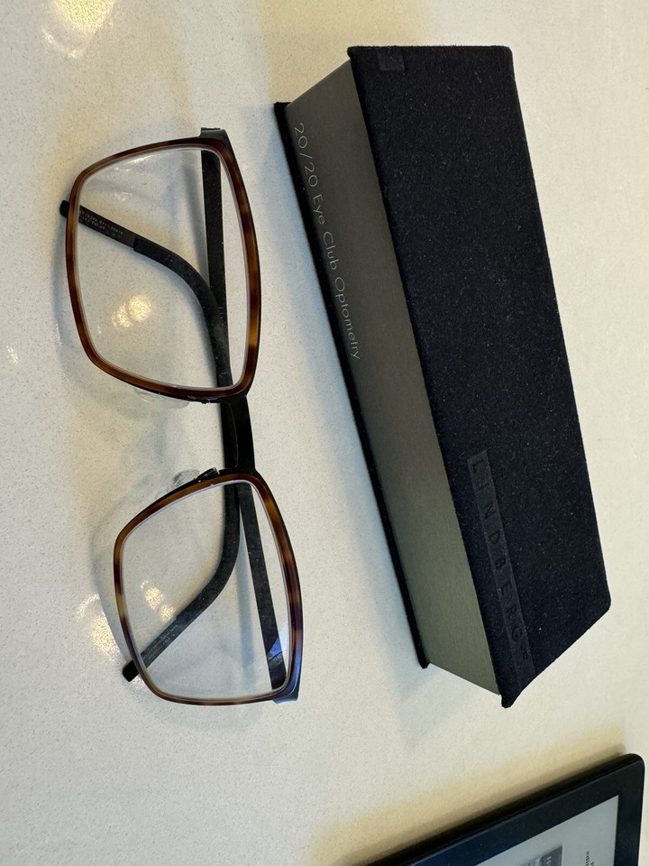 Lindberg Eyeglasses Strip 9711 Dark Grey with Tortoise 53-19-135 | eBay