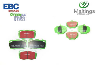 FRONT + REAR EBC GREEN STUFF BRAKE PADS GA4159 GA4485 FITS DEFENDER 90 ...