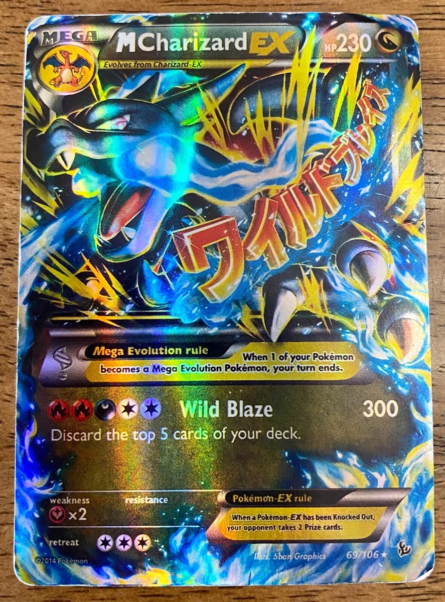 Pokemon Charizard Mega Evolution Card