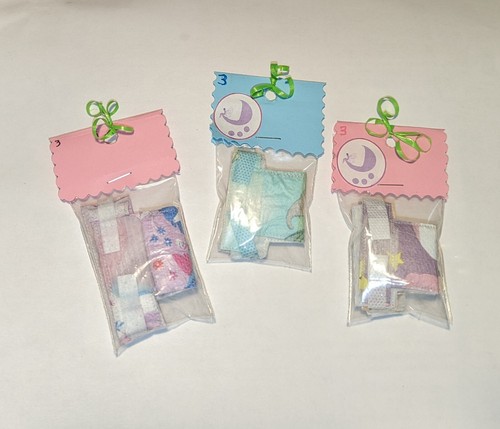 Set of 3 Miniature Diapers for 6"-7" Silicone Doll Ooak Reborn Doll ...