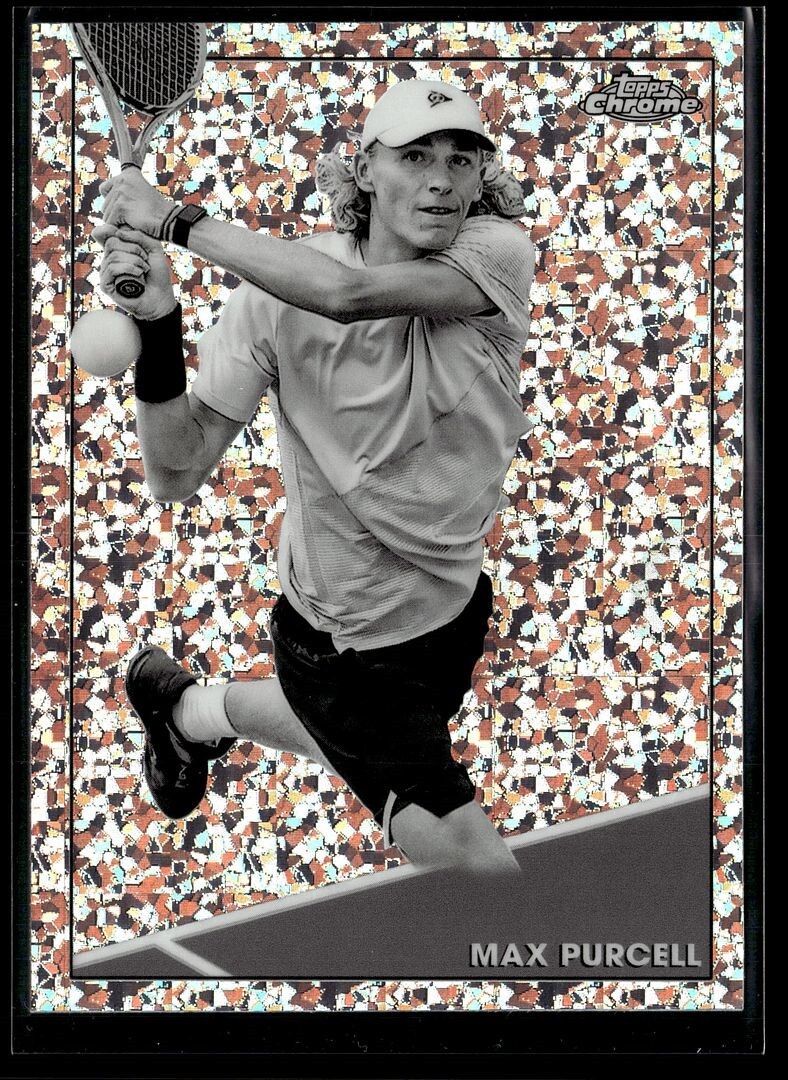 2021 TOPPS CHROME TENNIS BLACK WHITE MINI DIAMONDS 78 Max Purcell | eBay