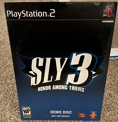 Sly 3 Honor Among Thieves PS2 E3 Demo Disc! New/Sealed Rare! NFR SCUS ...