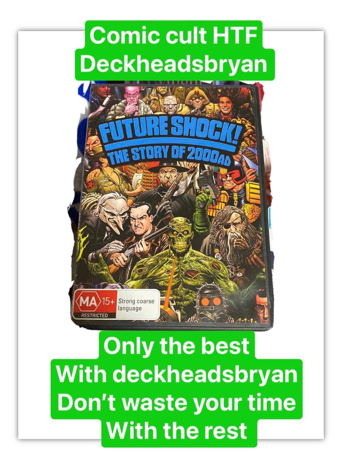 Future Shock The Story Of 2000AD NEW/ region 4 DVD (2014 documentary ...