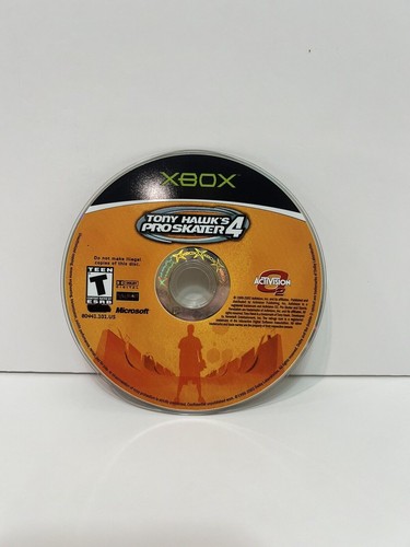 Tony Hawk's Pro Skater 4 Platinum Hits (Microsoft Xbox, 2003) Great ...