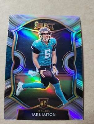 2020 Panini Select Jake Luton Silver Prizm #98 SP rookie Jacksonville ...