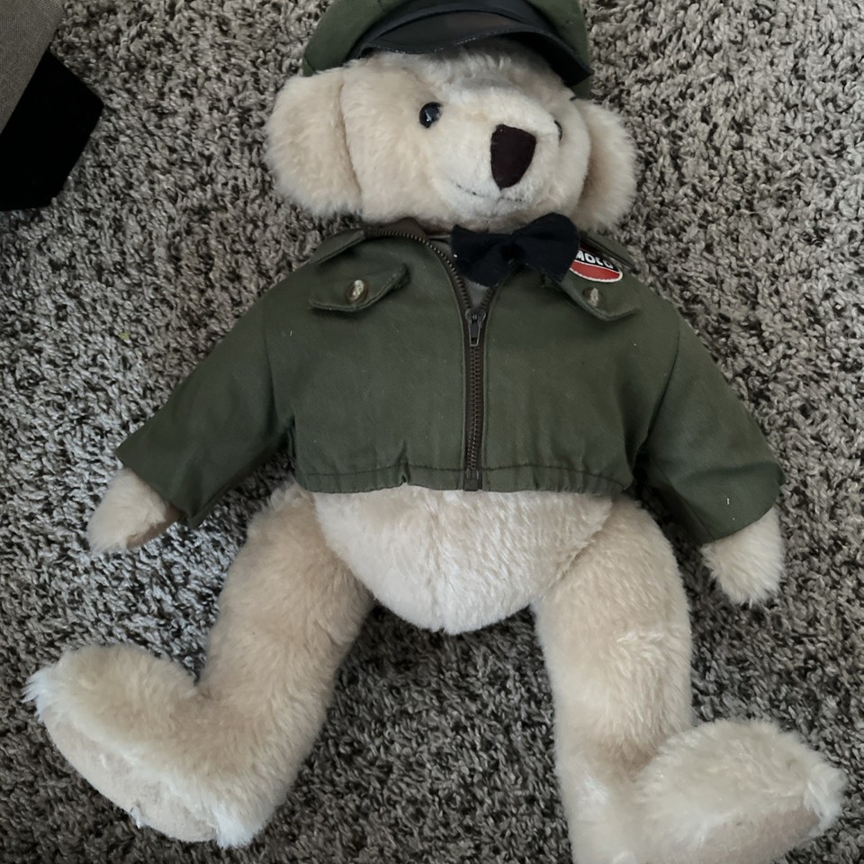 Vintage 1998 1st Ed Monkey Island Bear ANDY AMOCO Uniform Jointed 16 ...