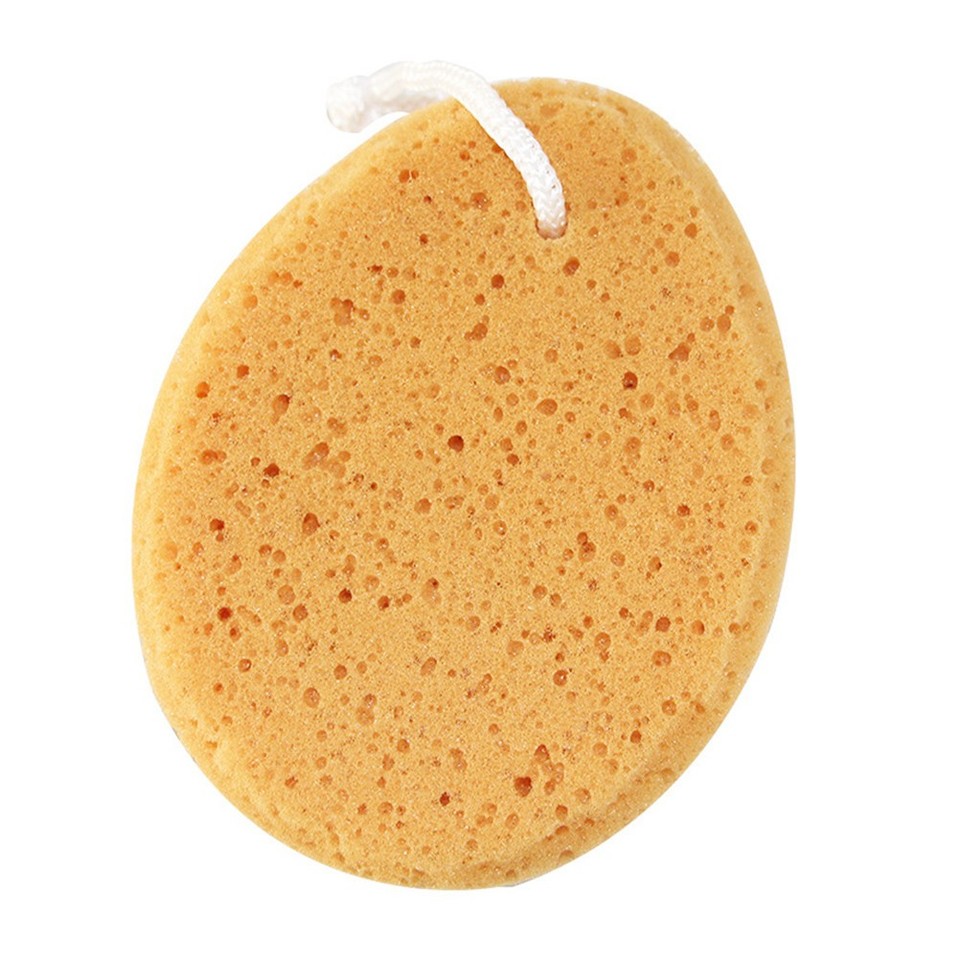 5PCS Oval Shaped Bath Sponge Honeycomb Design Body Cleansing Sponges ...