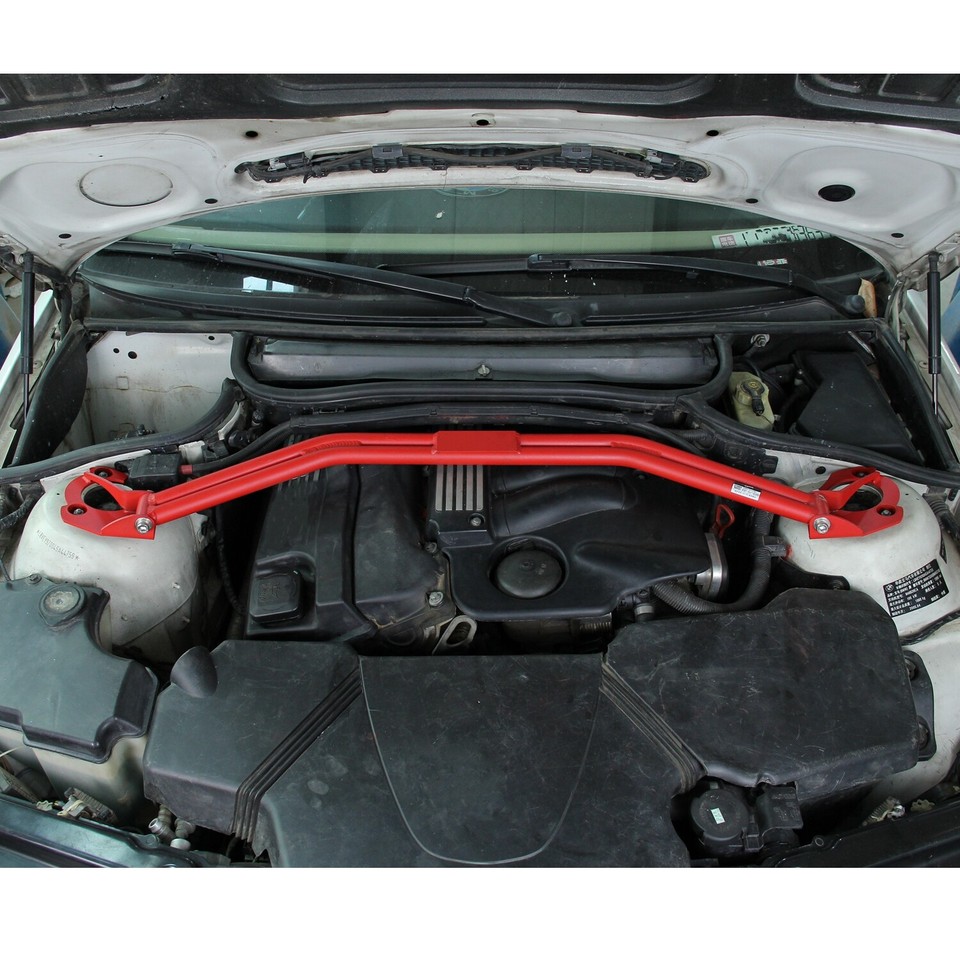 Front Upper Strut Bar Engine Suspension Tower Brace for BMW E46 3 ...