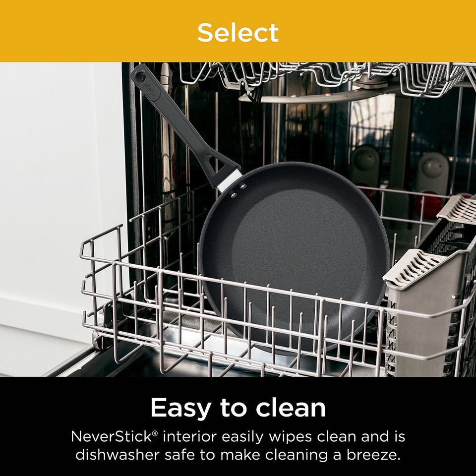 Ninja Neverstick Select Fry Pans, 8 Inch, Black | eBay
