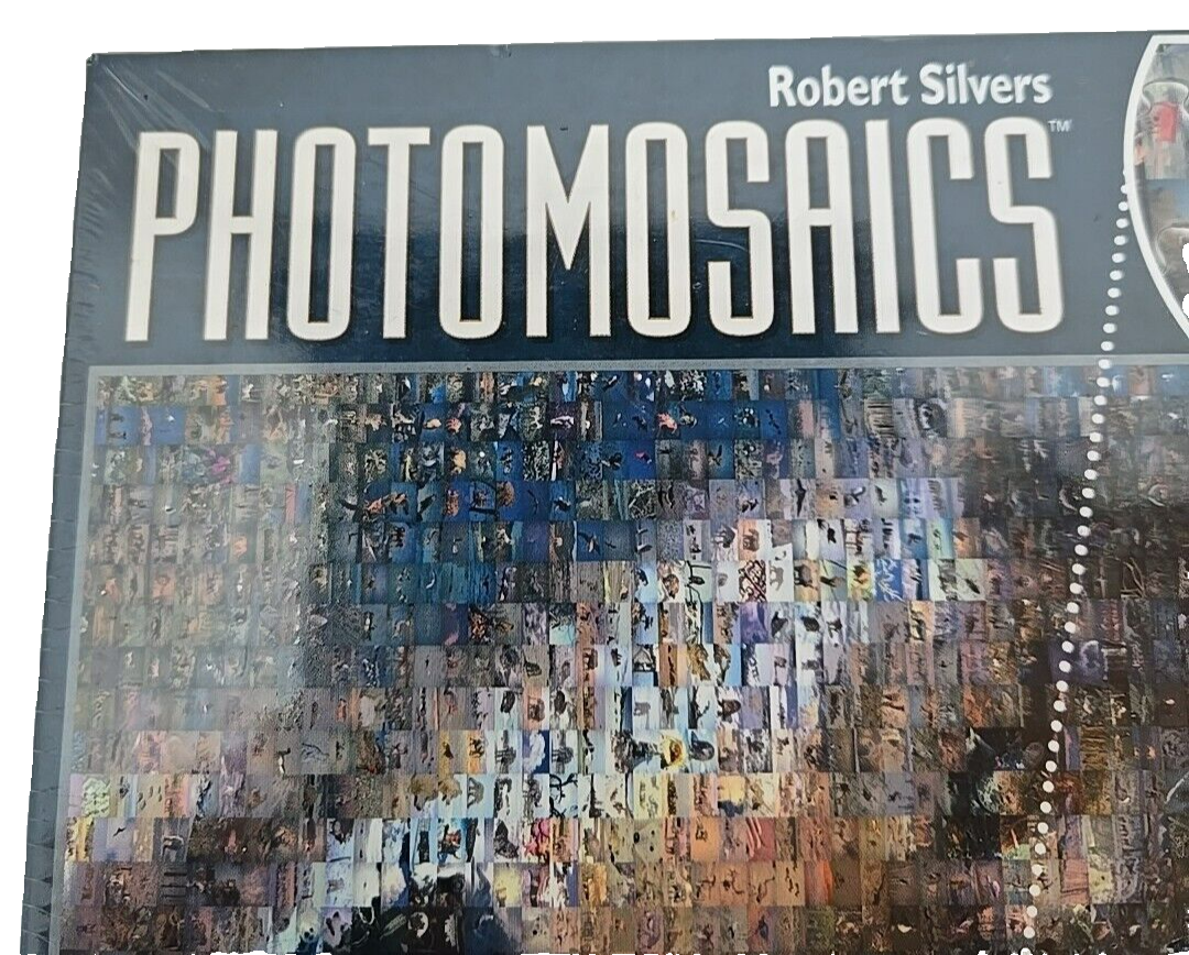 Robert Silvers Photomosaics 1000 Piece Jigsaw Puzzle GREY WOLF + Poster NEW | eBay