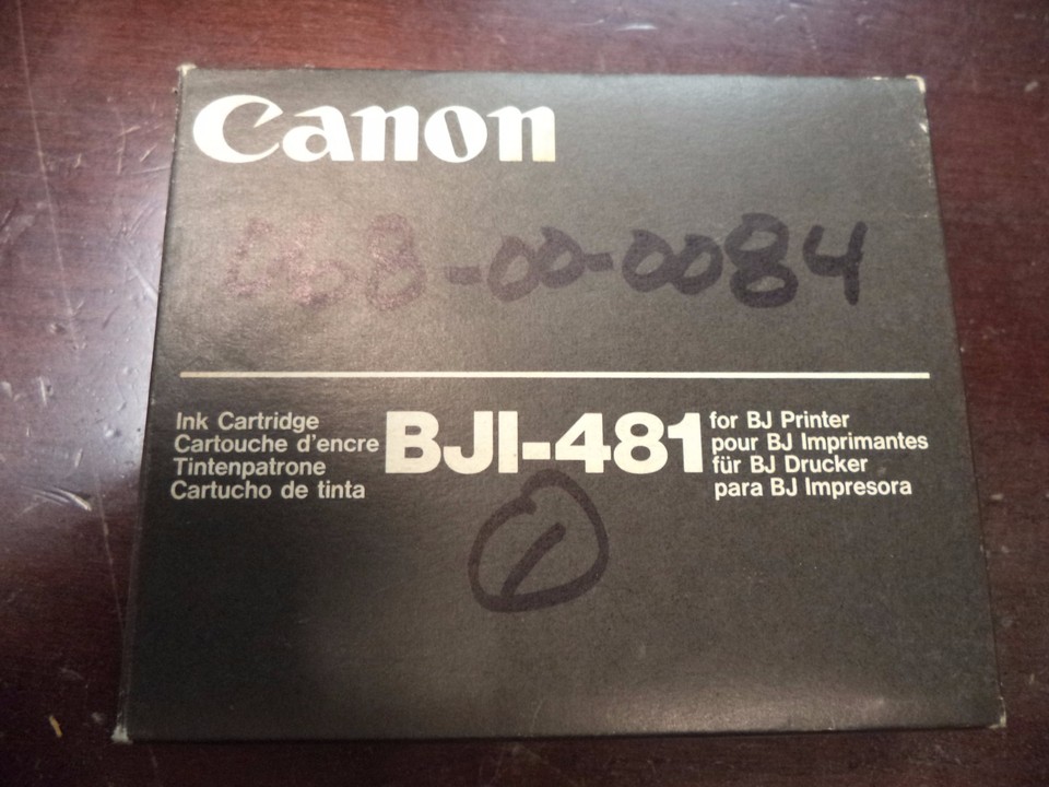 CANON BJI-481 INK CARTRIDGE (BLACK) | eBay