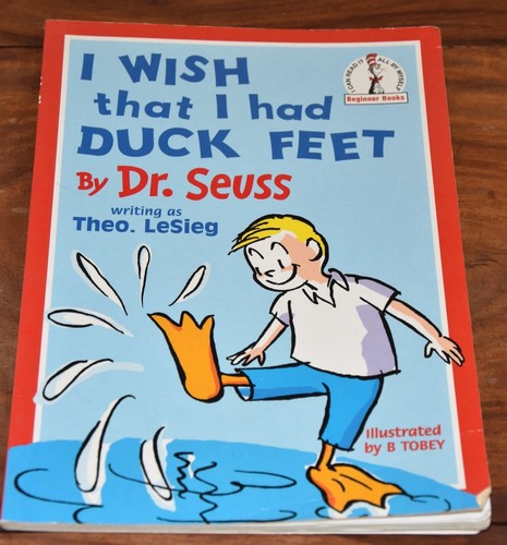 I WISH THAT I HAD DUCK FEET by Dr Seuss - Beginner Book - EUC | eBay ...