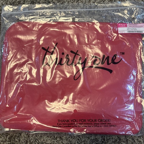 Thirty One 31 Gifts Savvy Laptop Sleeve BRAND NEW - Very Cherry Pebble ...