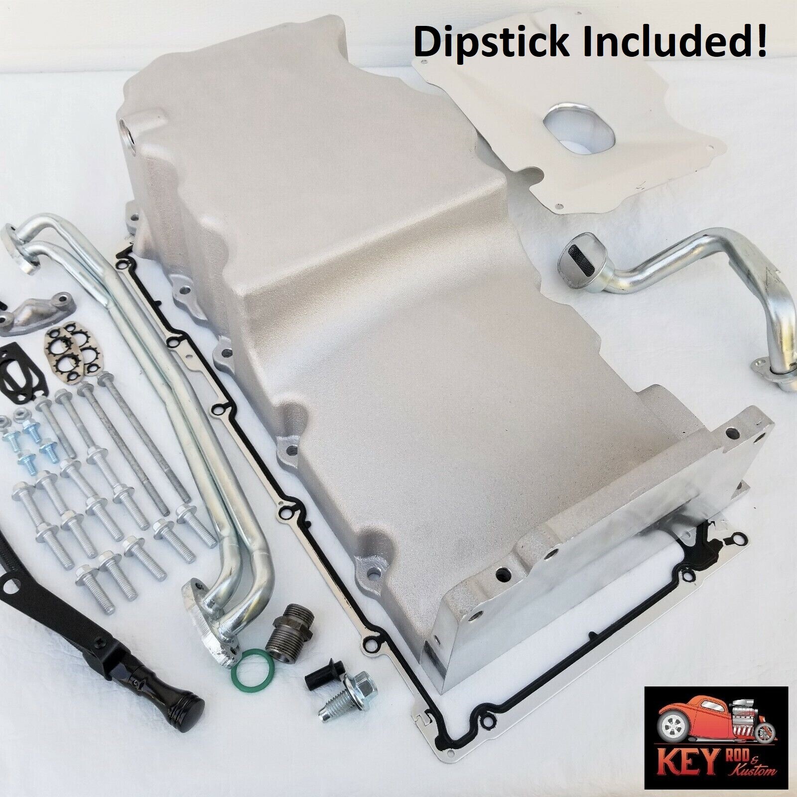 LS Engine Front Sump Oil Pan Retro Fit Kit LS1 LS2 LS3 LSX 6.2 6.0 5.3 ...