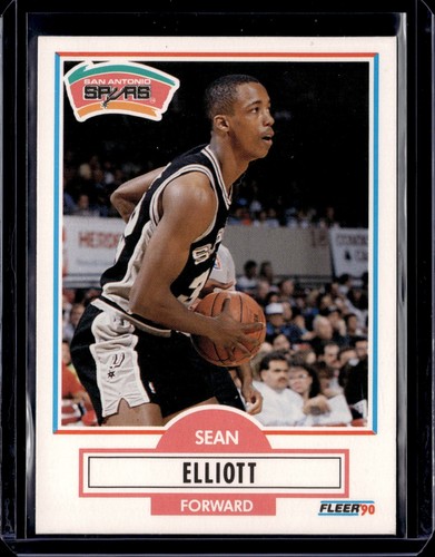 Sean Elliott 1990-91 Fleer #171 Rookie San Antonio Spurs | eBay