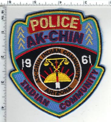 AK-Chin Indian Community Police (Arizona) 1st Issue Shoulder Patch | eBay