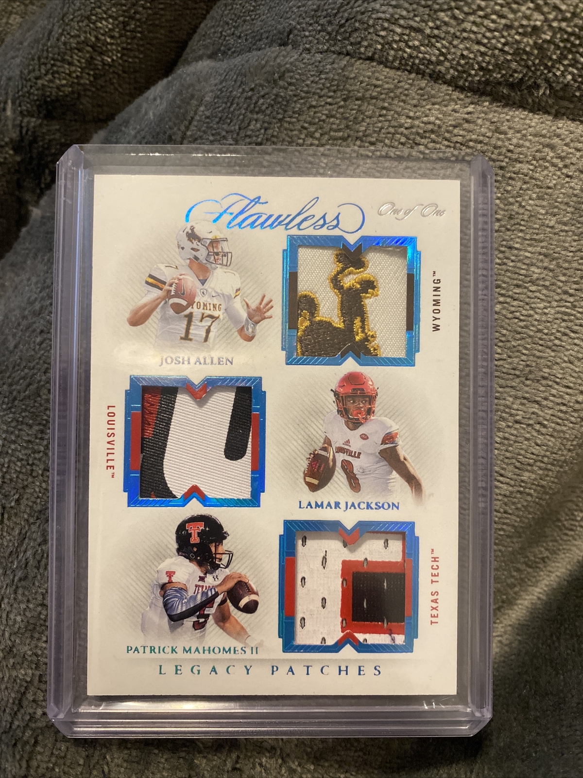 2022 Panini Flawless Legacy Patches Josh Allen Lamar Jackson Patrick ...