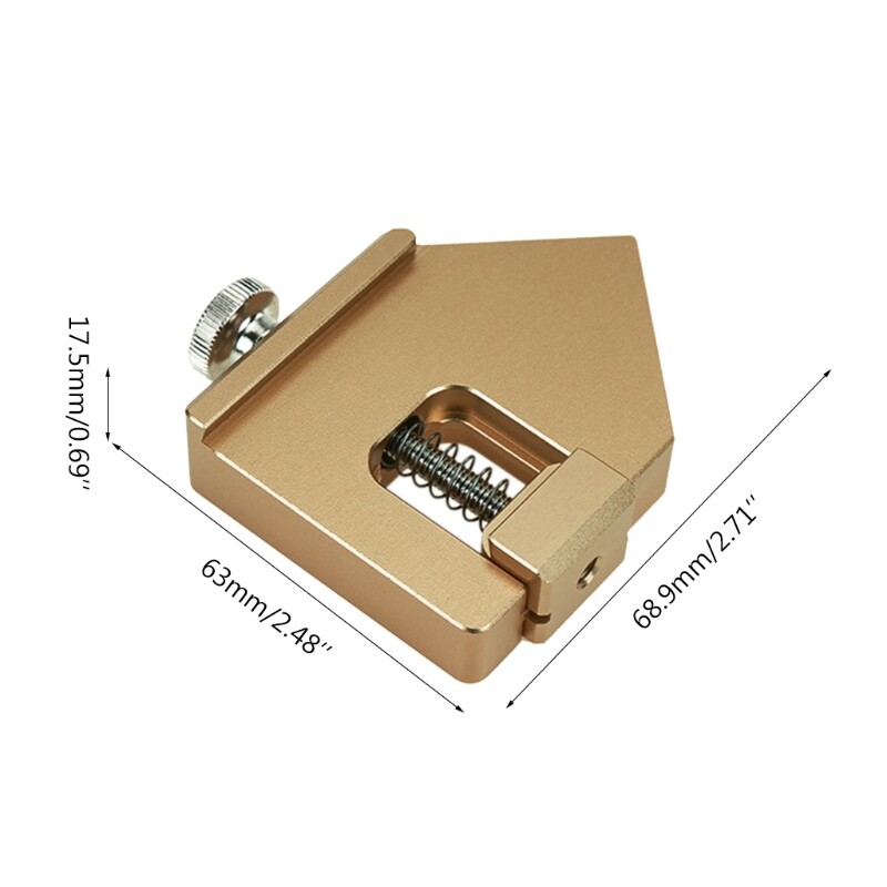 Steel Ruler Positioning Block Stop Block Woodworking Line Locator DIY ...
