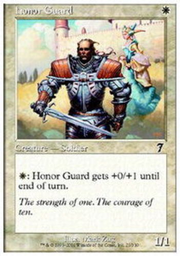 Light Play, English MTG Regular Honor Guard 7th Edition Magic the ...