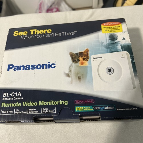 Panasonic BL-C1A WIRELESS Remote Video Monitoring Network Camera - | eBay